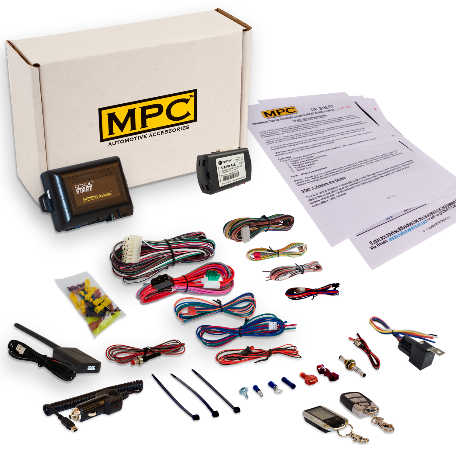 Purchase 2-Way Remote Auto Start Kit for Toyota Camry & Prius C 2012-14 ...